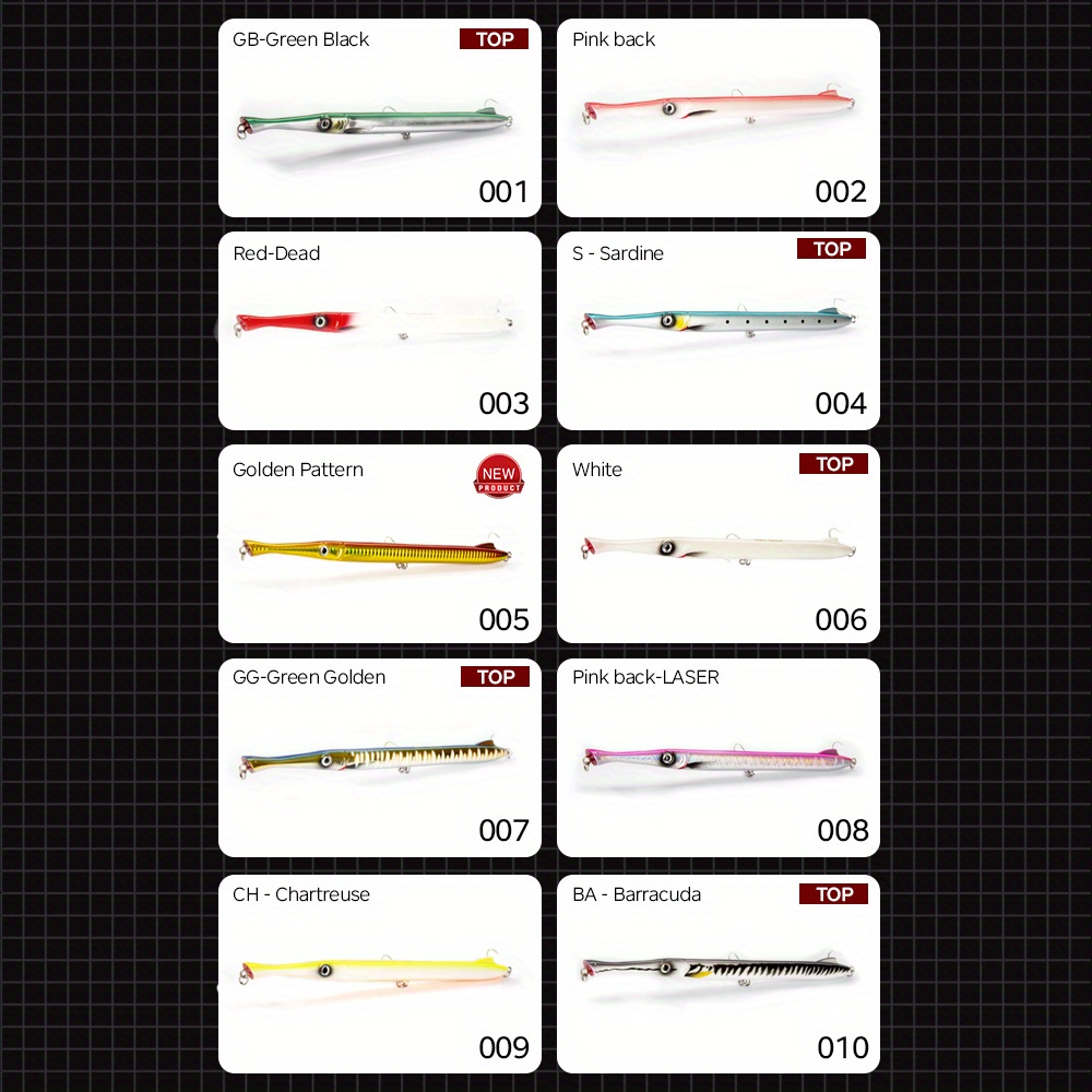 Long Casting Fishing Lures Leerfish Trout Stickbait - Temu