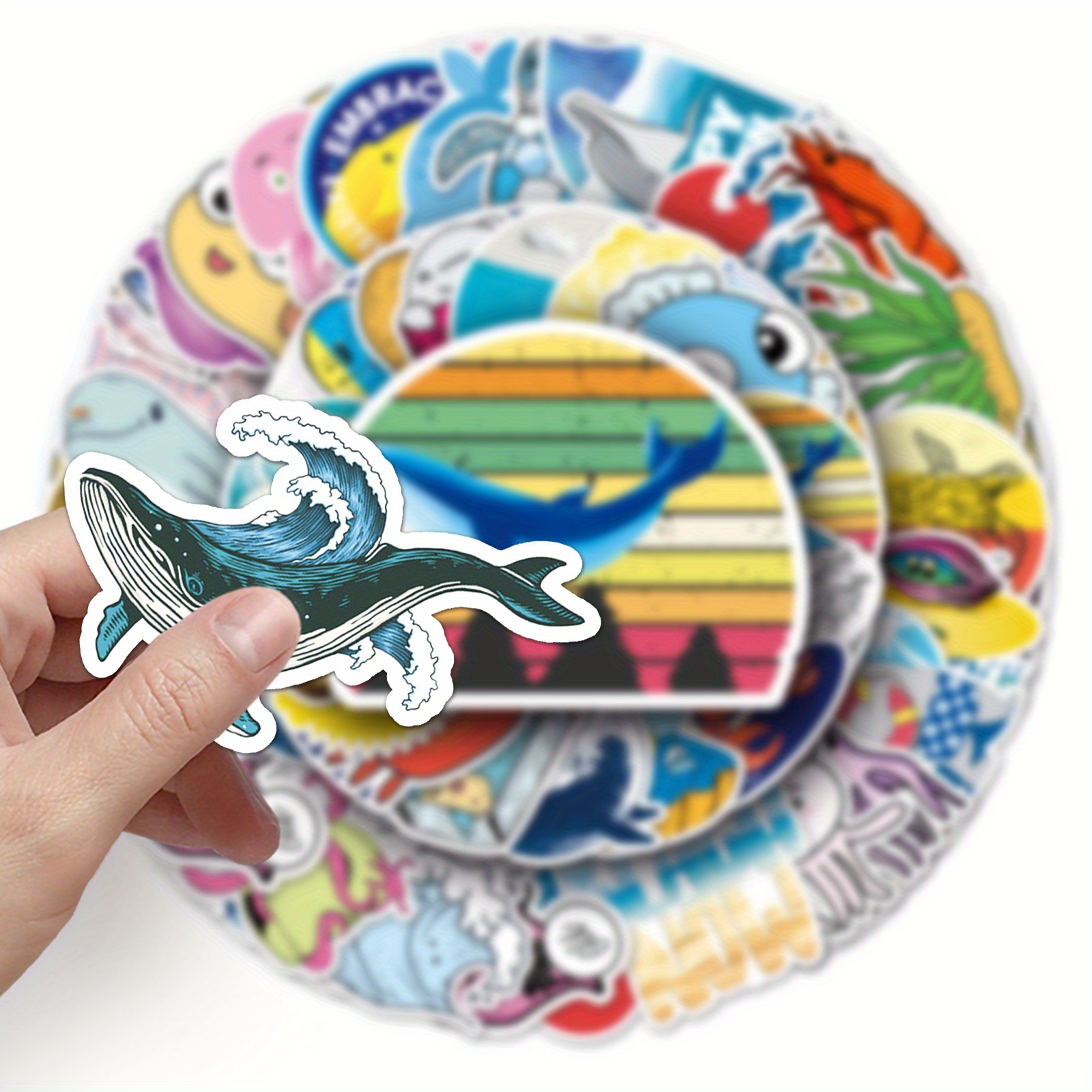 cartoon ocean animals stickers waterproof motorcycle - Temu New Zealand