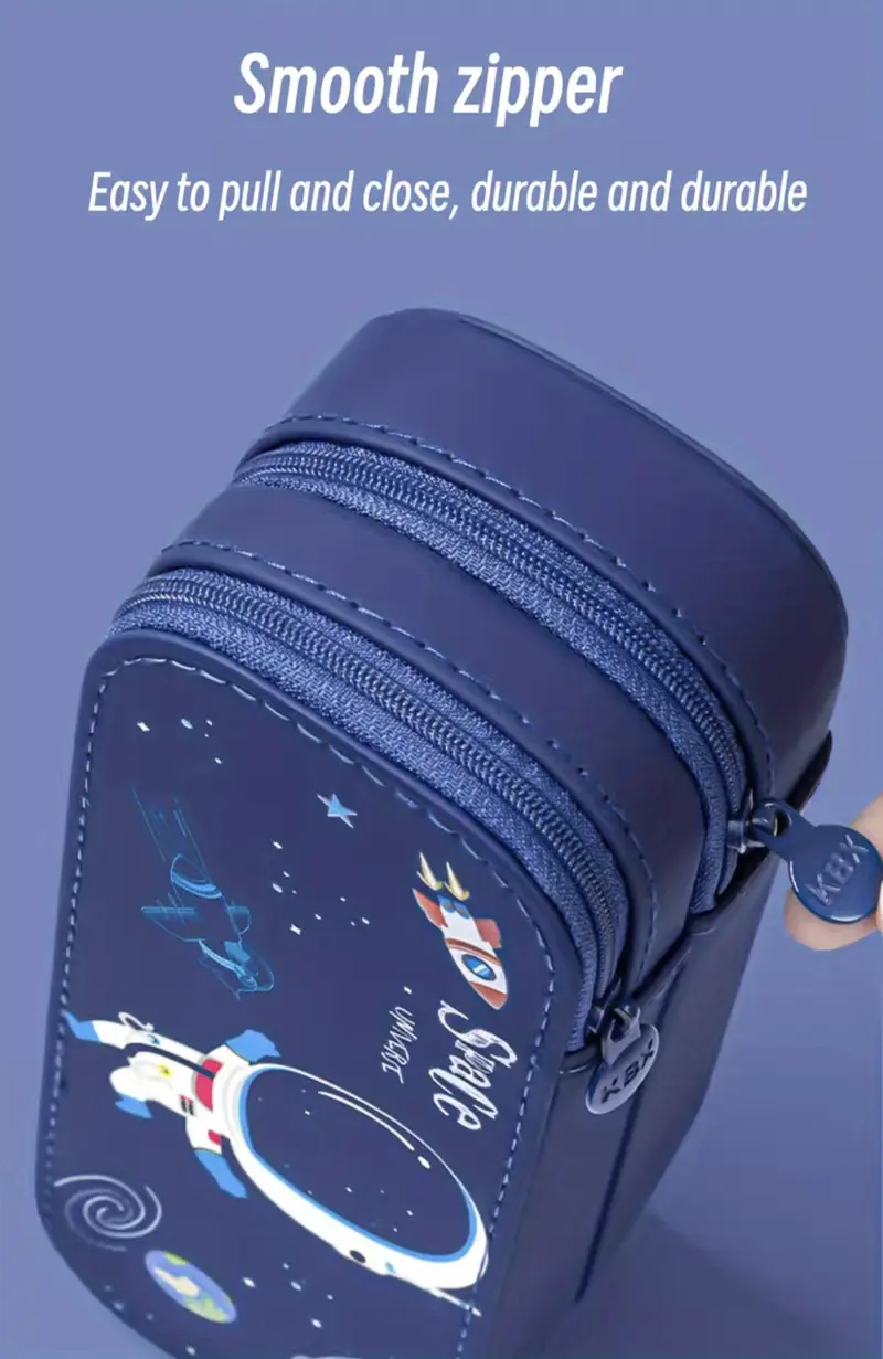 Large capacity Stationery Box Pencil Case Double layer Boy - Temu Large capacity Stationery Box Pencil Case Double layer Boy - Temu