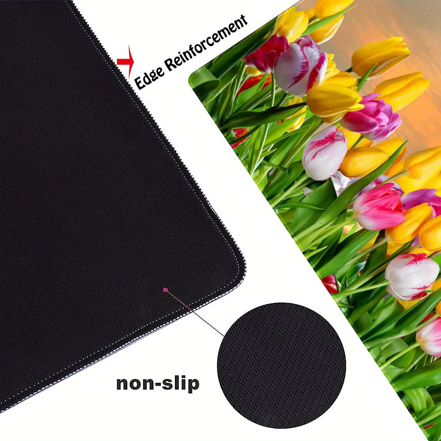 Happiness Tulip Mouse Pad Large Mouse Pad Xxl Large Big - Temu New Zealand