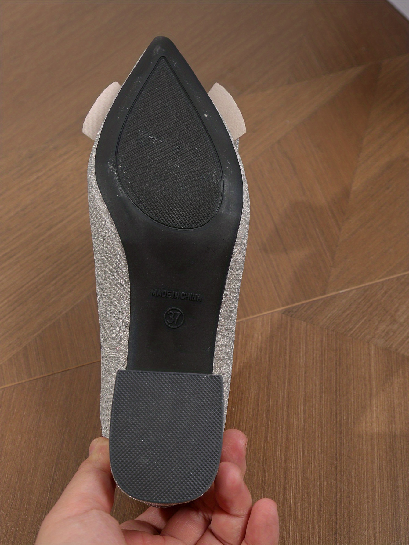 Women's Bowknot Decor Chunky Heels Elegant Point - Temu South Africa