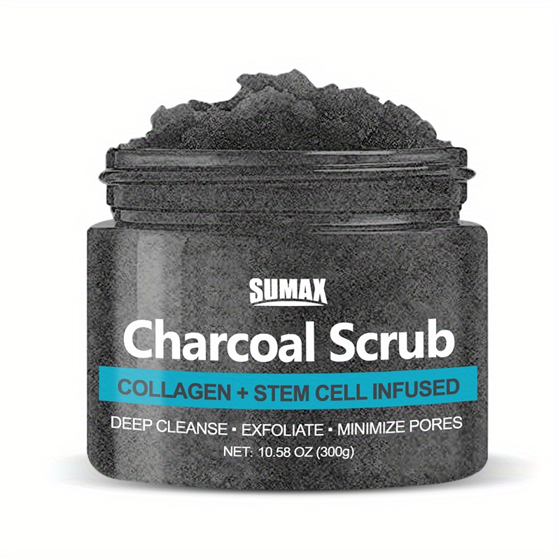 Invigorating Himalayan Salt Charcoal Exfoliating Body Scrub - Temu ...
