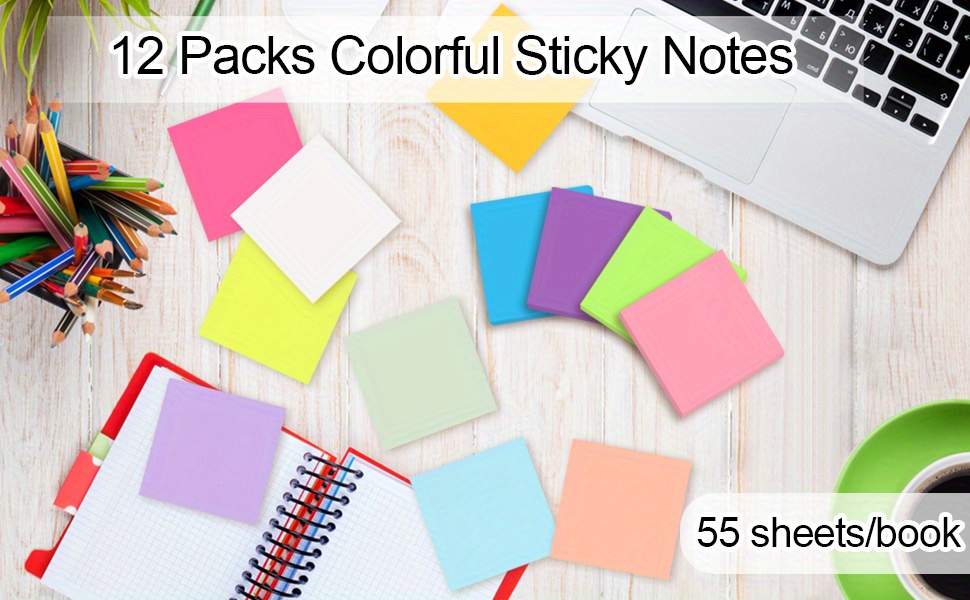 Sticky Notes Sticky Notes Sticky Notes Cute Colorful Sticky - Temu ...