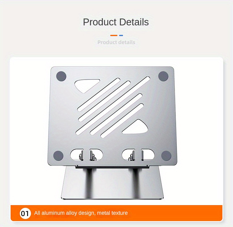 Rotating Laptop Stand Computer Cooling Stand Aluminum Alloy - Temu