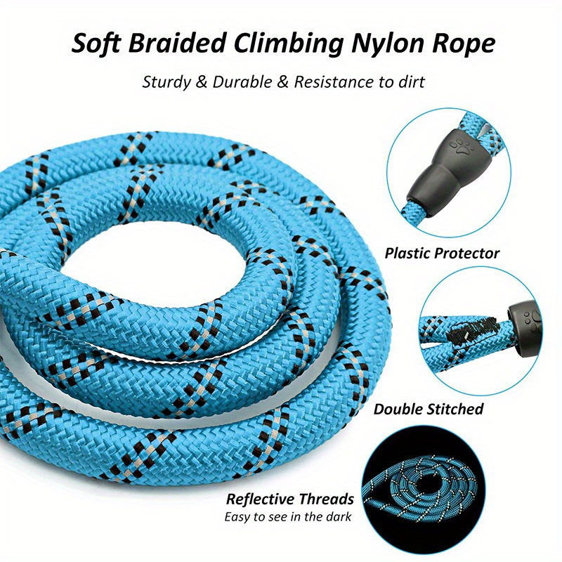 Heavy Duty Dog Leash Dog Walking Rope Night Reflective Dog - Temu Norway