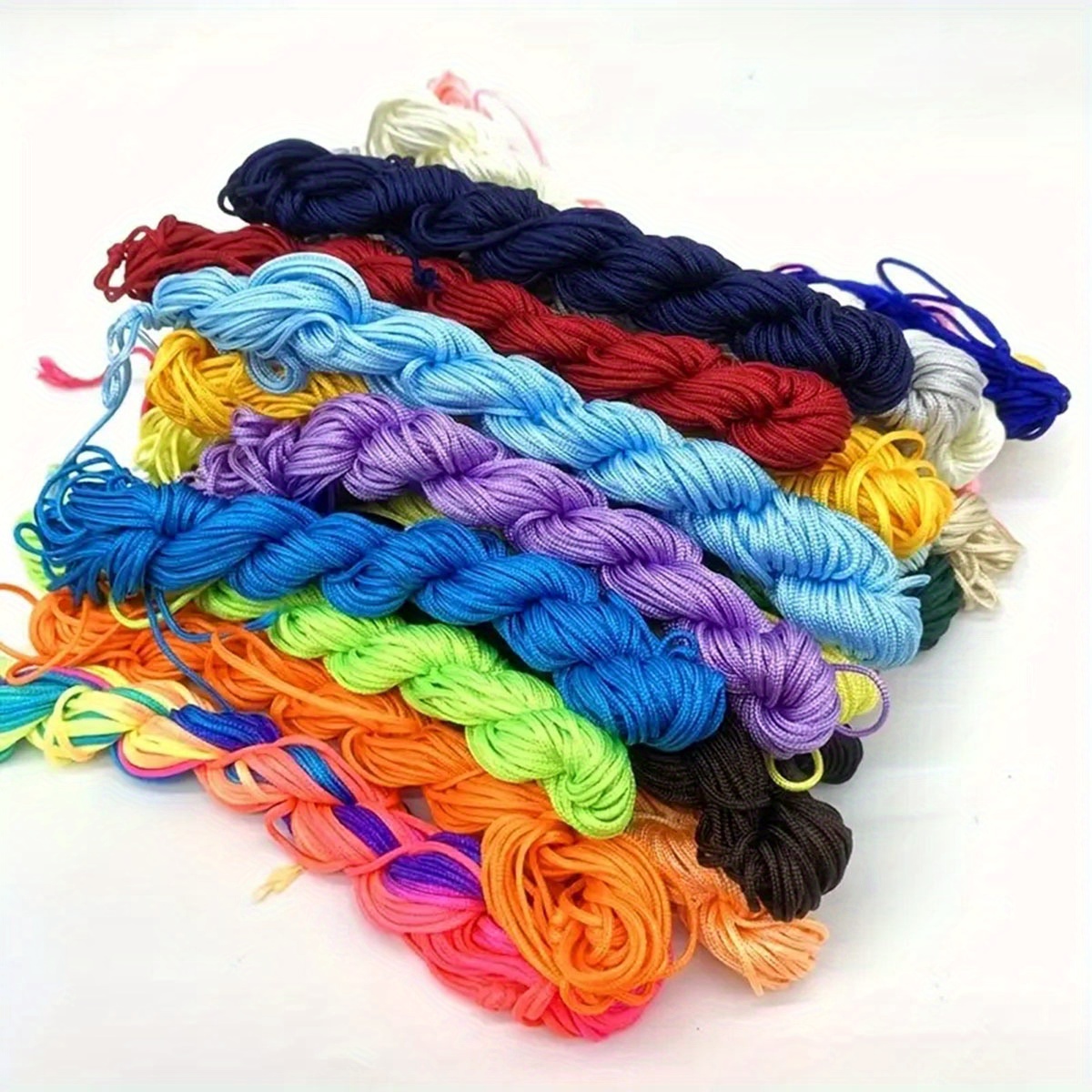 10 Bundles Random Color Diy Flower Thread Used Weaving - Temu New Zealand