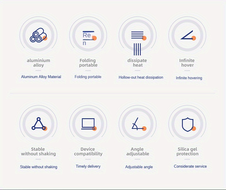 Rotating Laptop Stand Computer Cooling Stand Aluminum Alloy - Temu