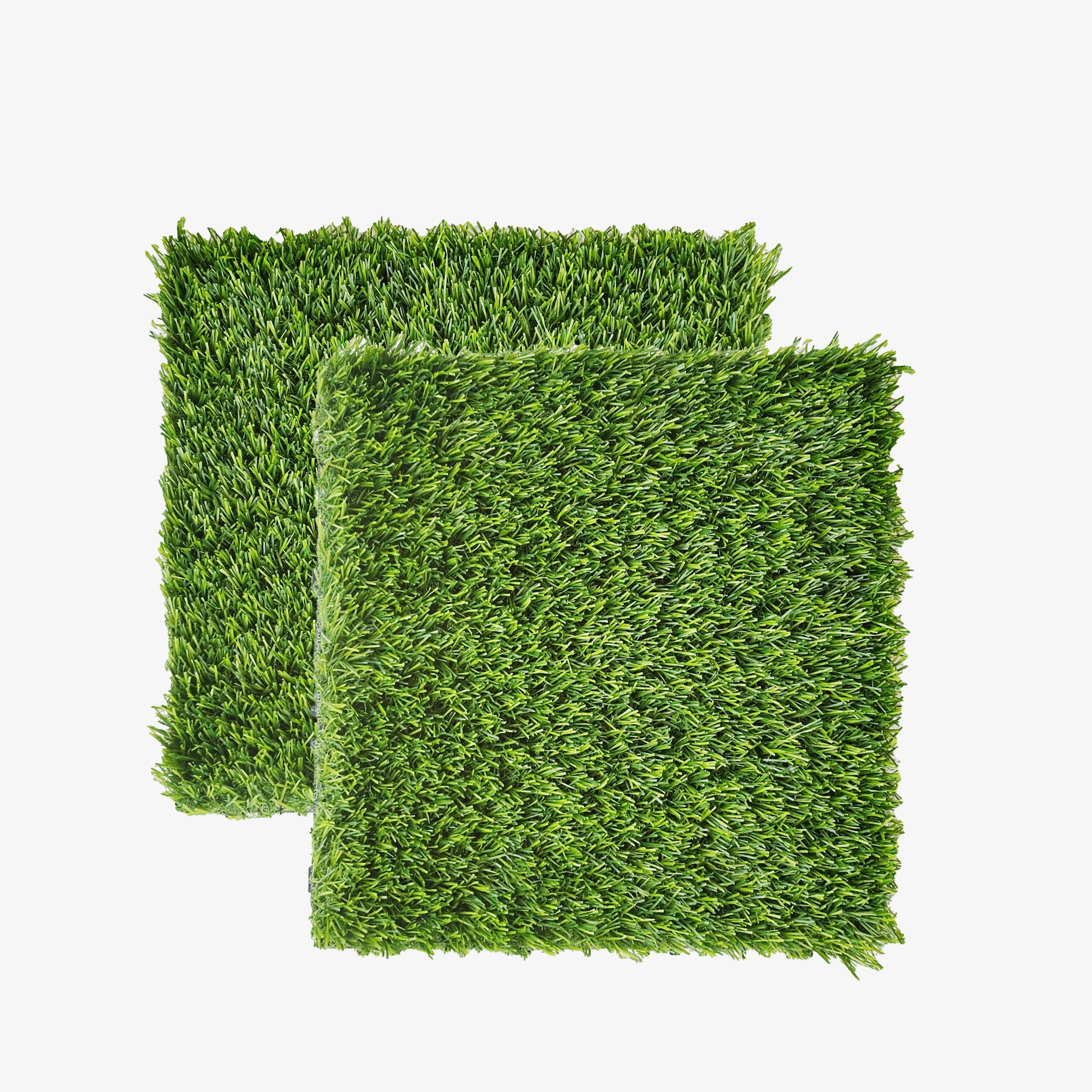 2pcs Pack Artificial Grass Mat Squares 12x12in Fake Turf Tiles For ...