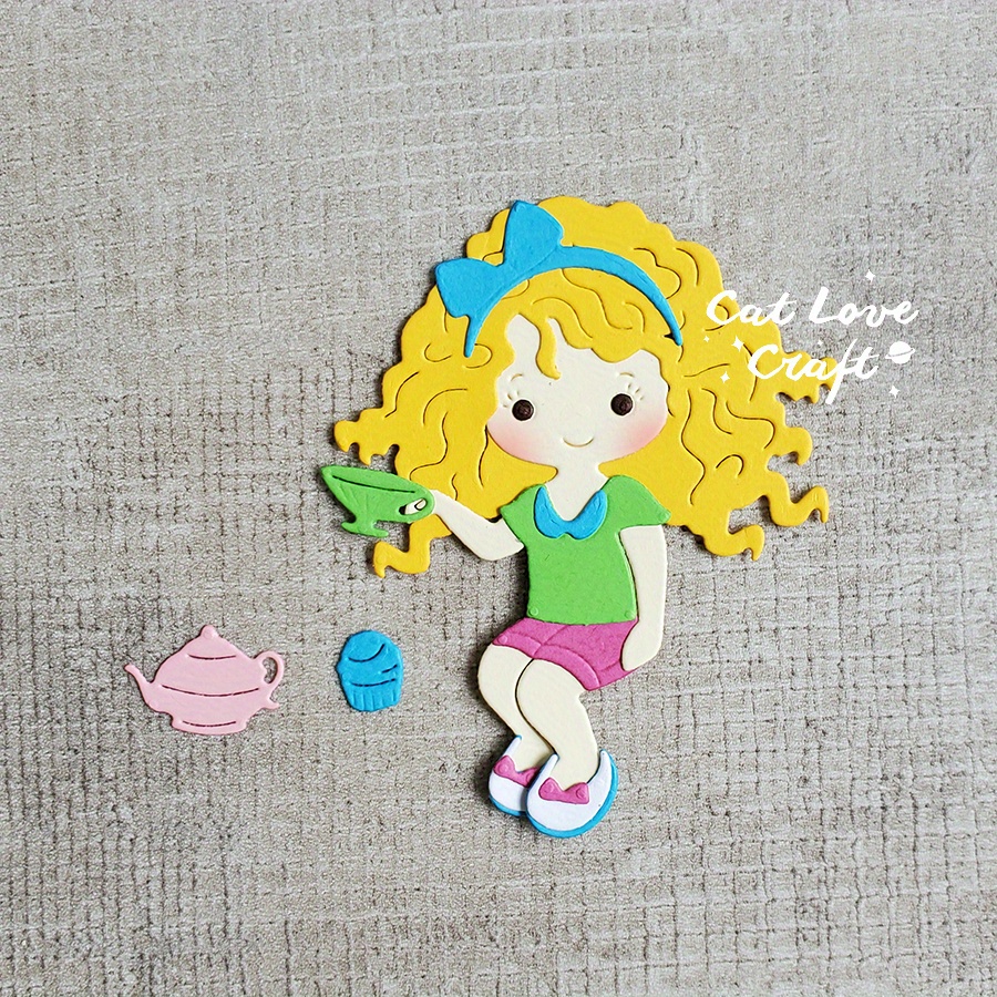 Metal Cutting Stencil Princess Afternoon Tea Die cuts - Temu United Kingdom