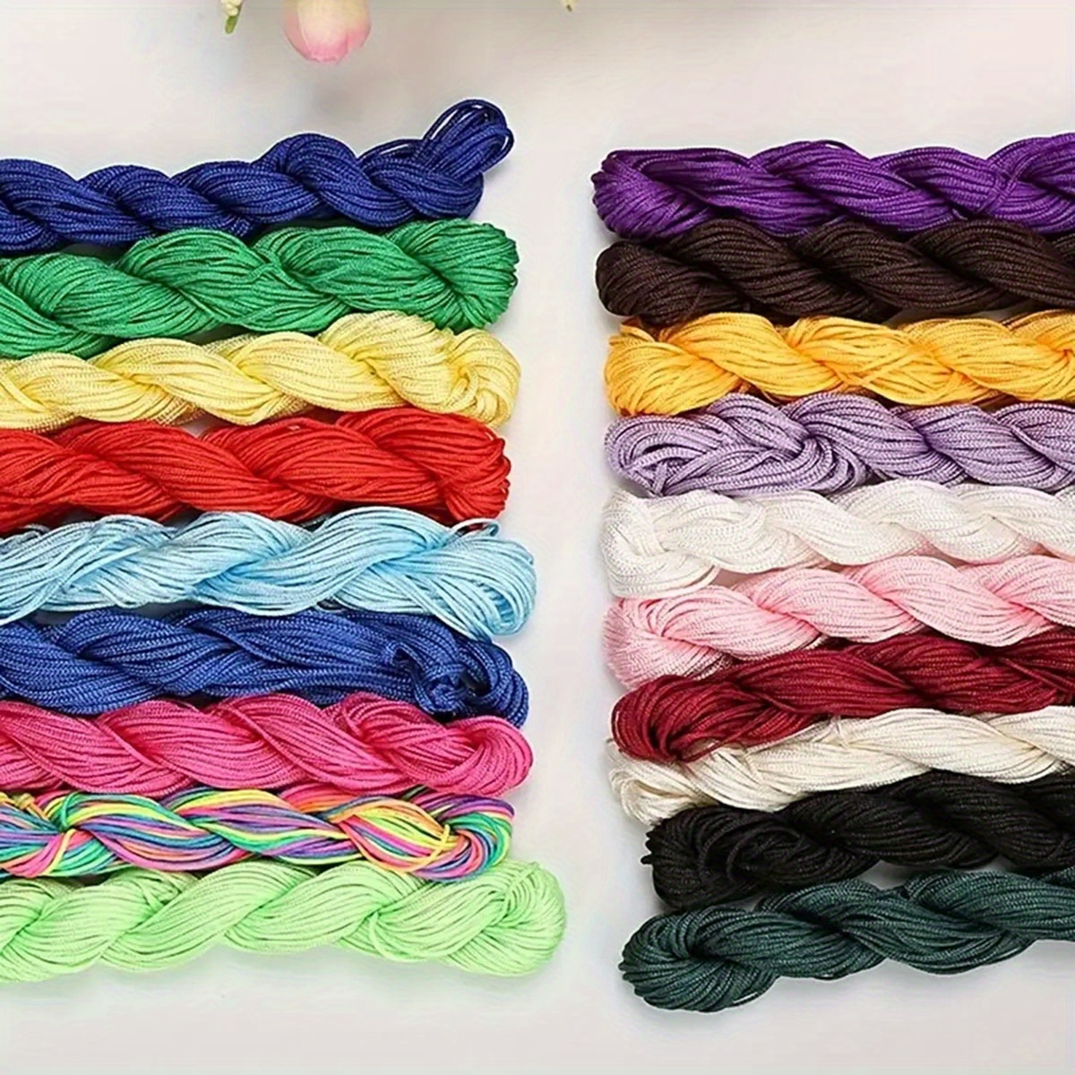 10 Bundles Random Color Diy Flower Thread Used Weaving - Temu New Zealand