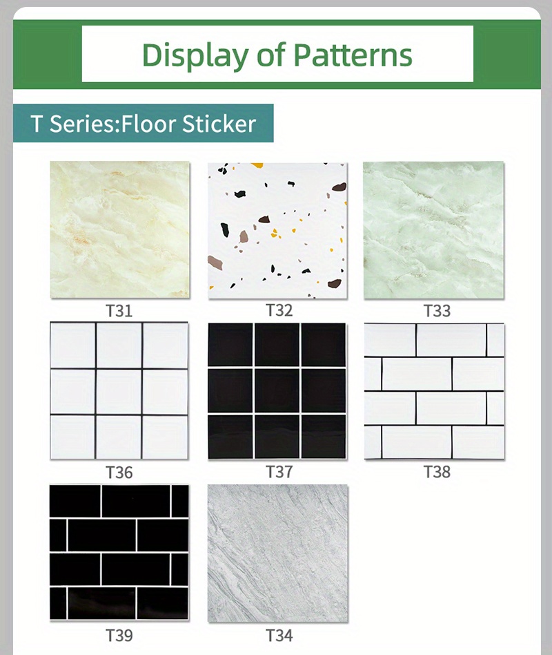 Pvc Marble Floor Stickers Self Wall - Temu