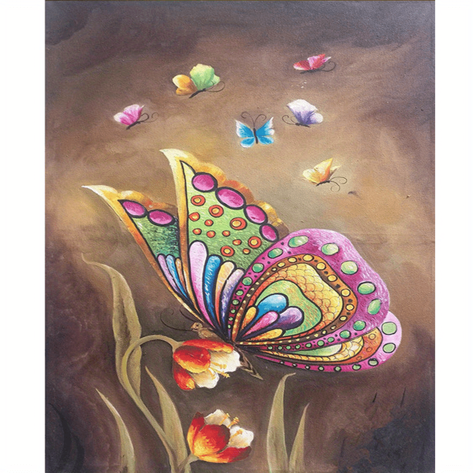 Butterfly Acrylic Painting