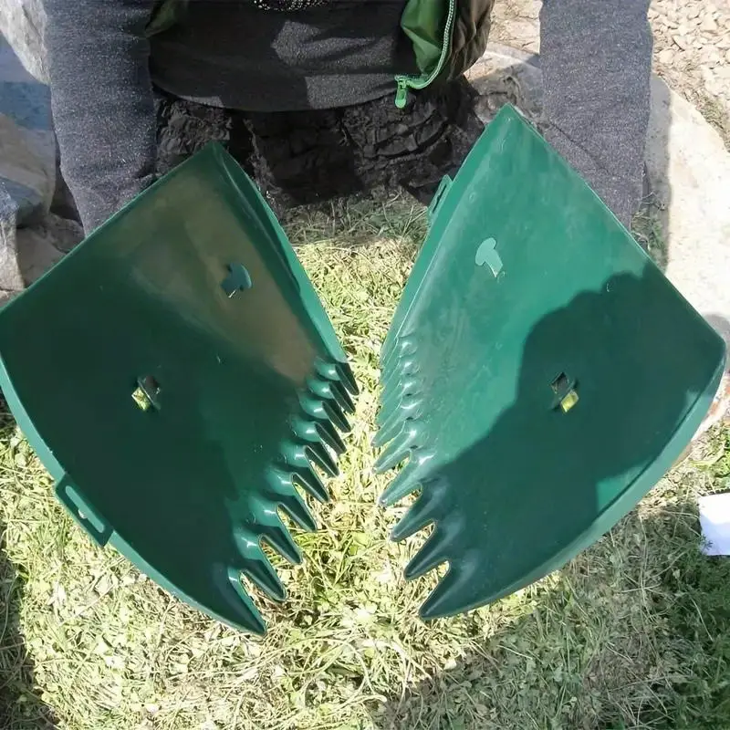 2個 黄色の大きな庭と庭の葉スクープ プラスチック製のスクープ草 手葉熊手 庭のゴミのための葉収集器素晴らしいツール Temu Japan