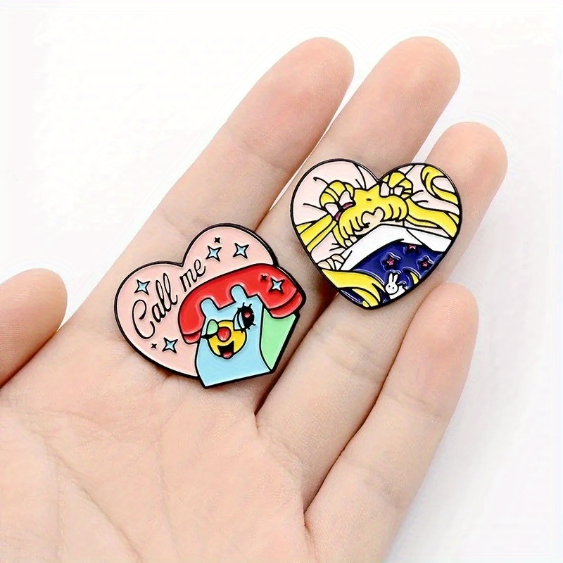 Sleeping Lovers Brooch Pins Enamel Metal Badges Lapel Pin - Temu New ...