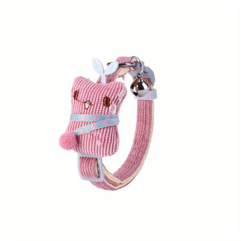 Adjustable Cat Collar Cartoon Little Tree Man Decor Breakaway Pet Cats ...