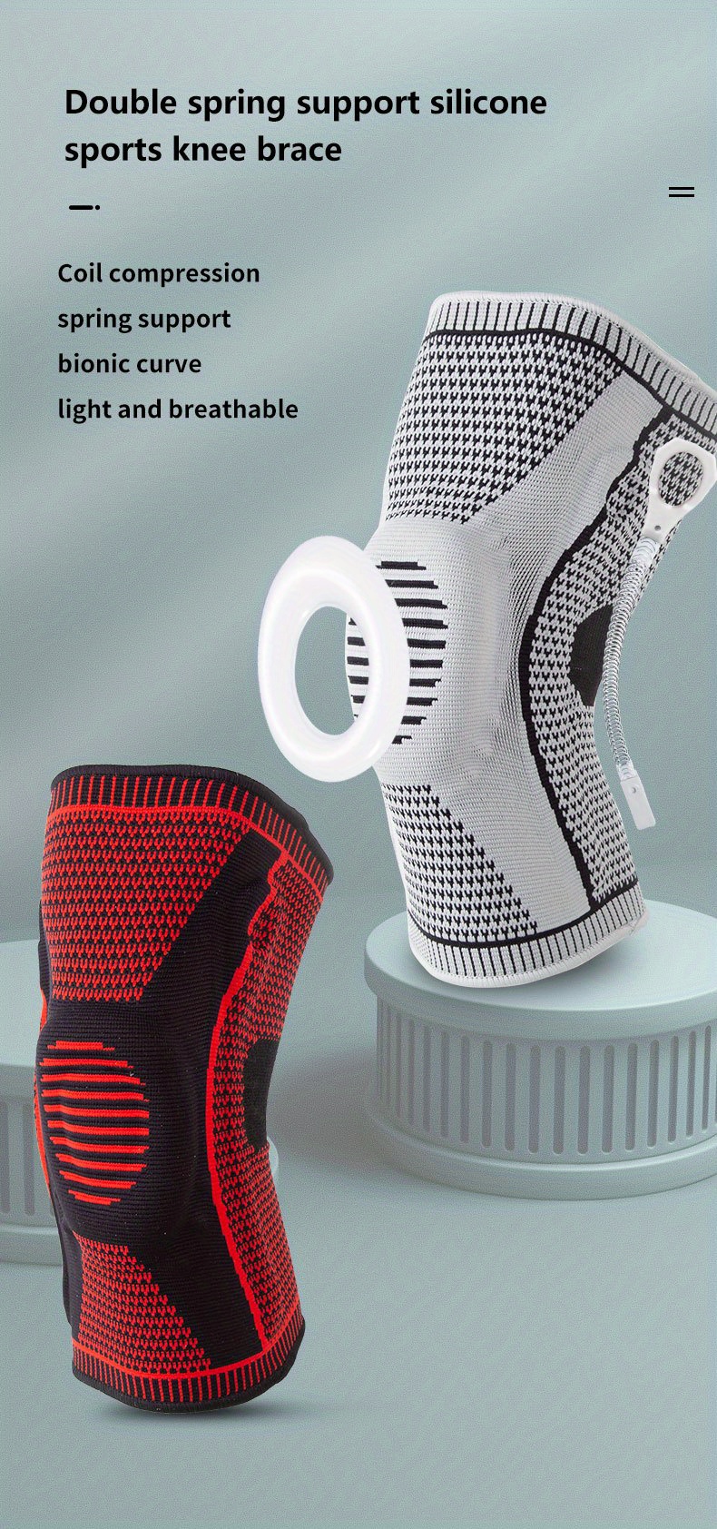 Silicone Knee Pads Sports Knee Pads Protective Gear - Temu Australia