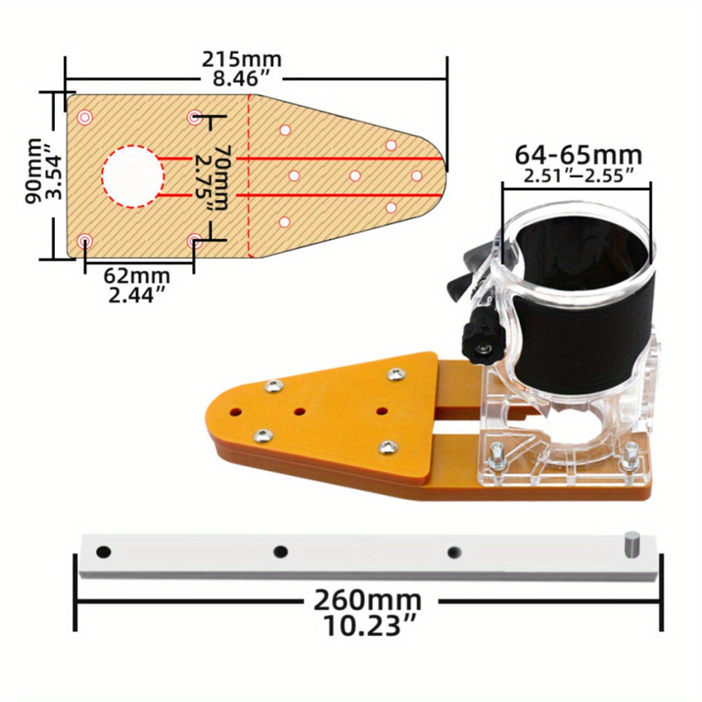 Circle Cutting Jig Electric Hand Trimmer Wood Router - Temu Netherlands