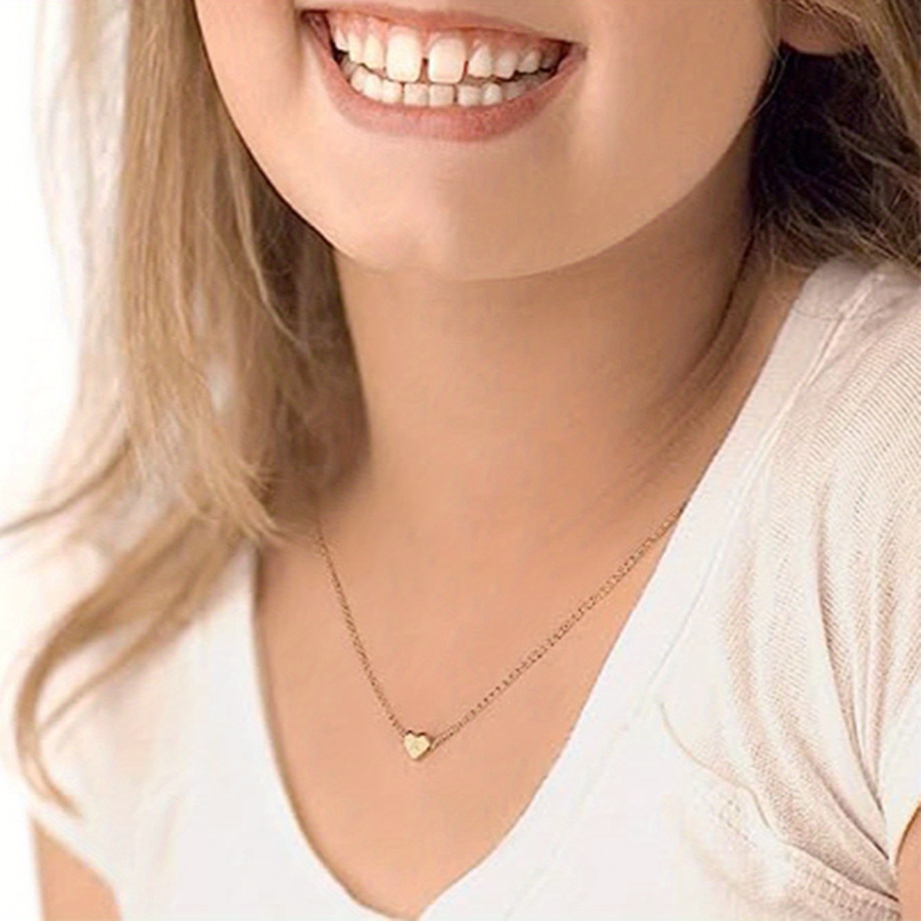 Collar Forma Corazón Decoración 26 Letras Collar Nombre - Temu Mexico