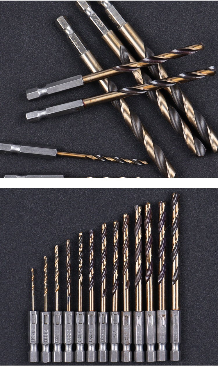 hex shank twist drill bit hand drill bit air batch set high - Temu ...
