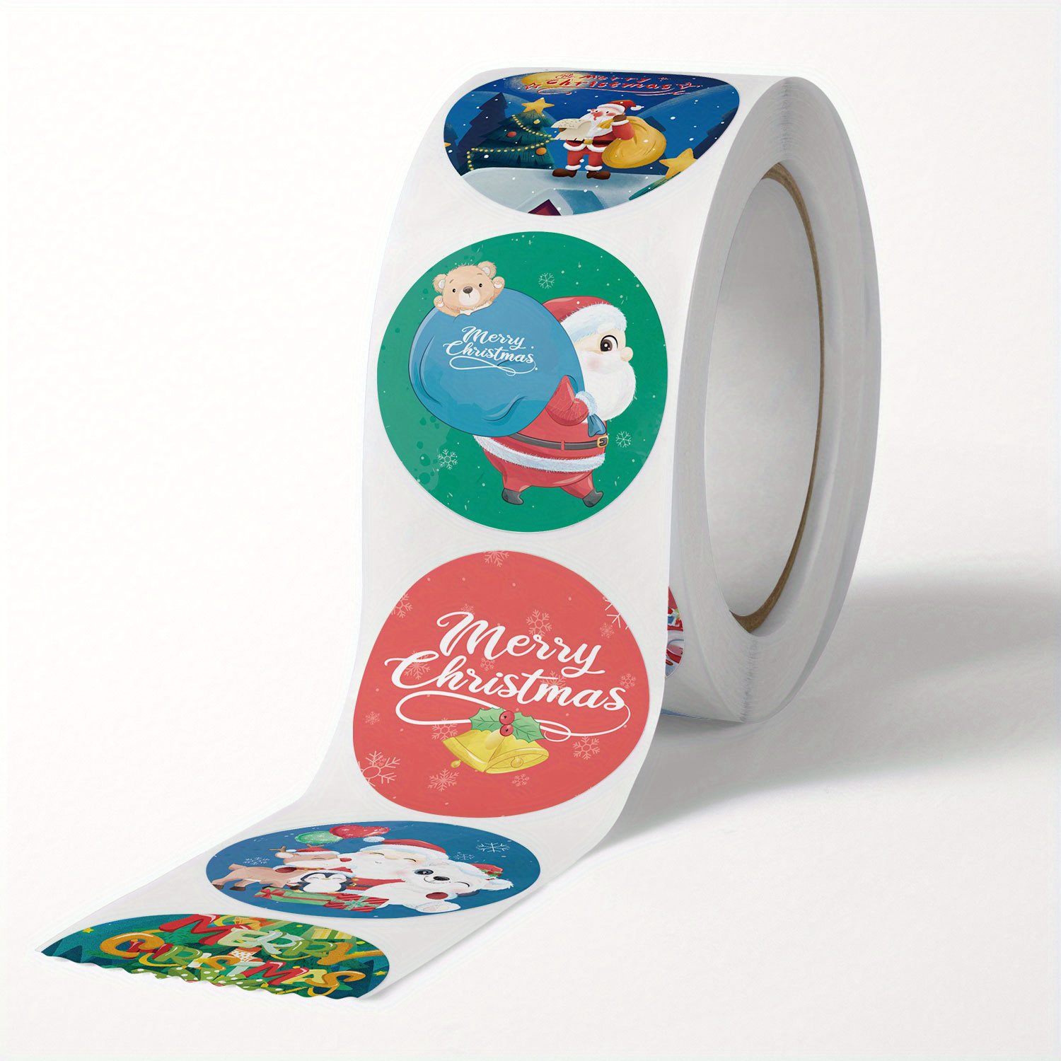 500 stickers 8 types roll stickers christmas holiday - Temu Canada