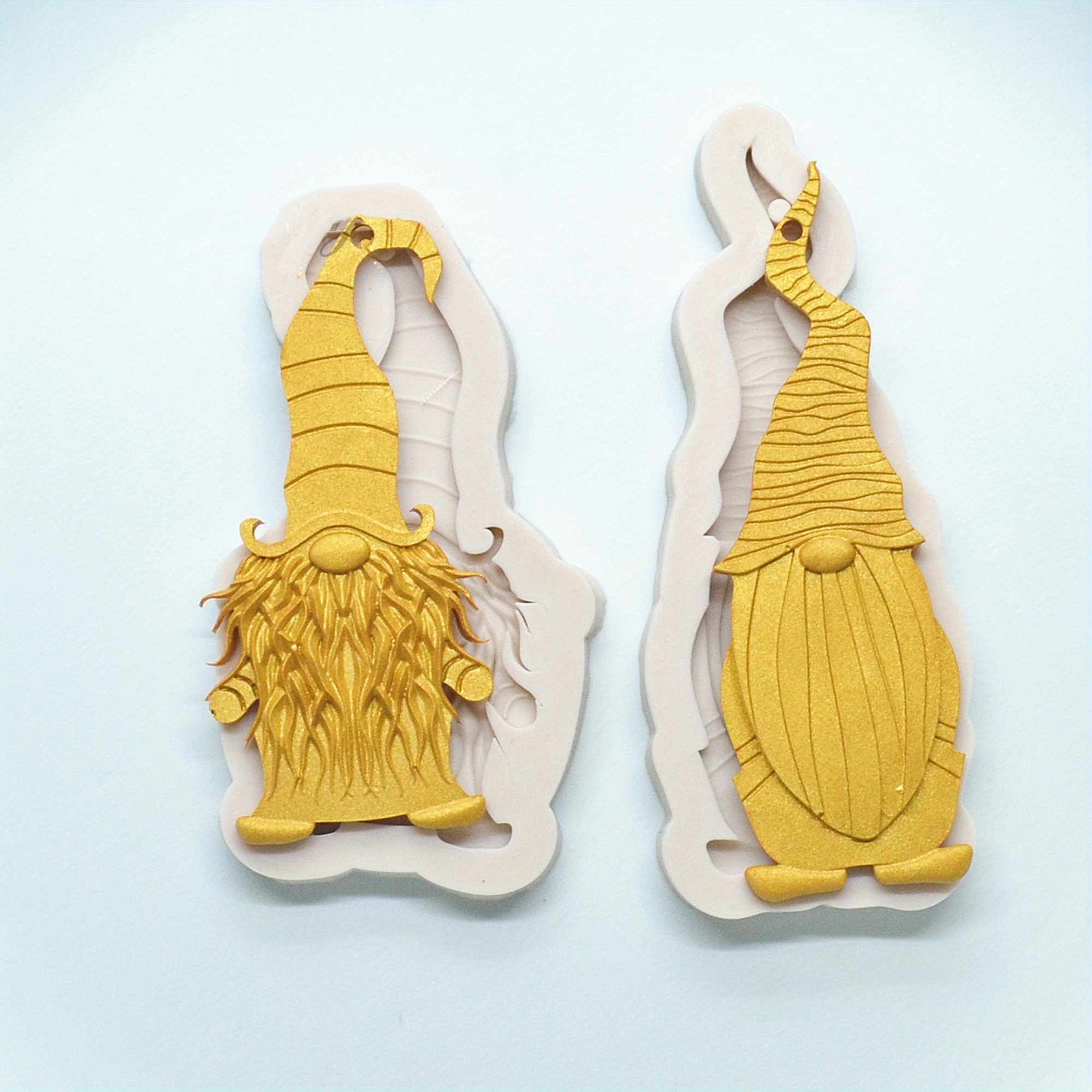 Santa Claus Silicone Molds Christmas Gnomes Cake Moulds Old - Temu