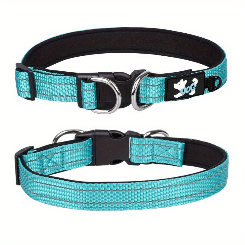Nylon Reflective Pet Collars Adjustable Nylon Boy Dog - Temu United Kingdom