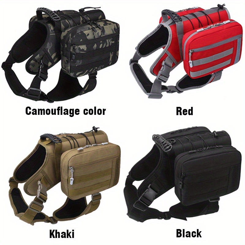 Hunderygsæk til stor hund hundesadel rygsæk til rejsecamping - Temu Denmark