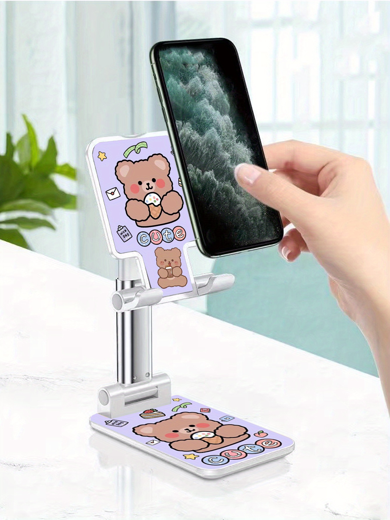 Cartoon Ice Phone Holder Cute Cartoon Ipad Tablet - Temu New Zealand