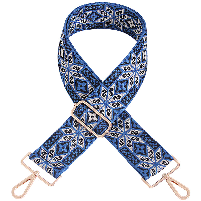 Vintage Geometric Pattern Wide Bag Strap Adjustable Diy - Temu Australia