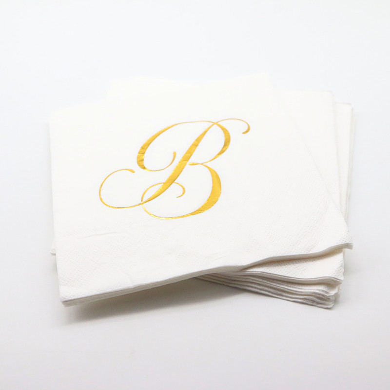 golden pattern guest napkins paper pack elegant - Temu