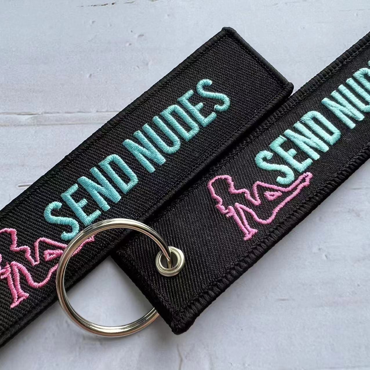 fashion trinket key embroidery key chains men's - Temu New Zealand