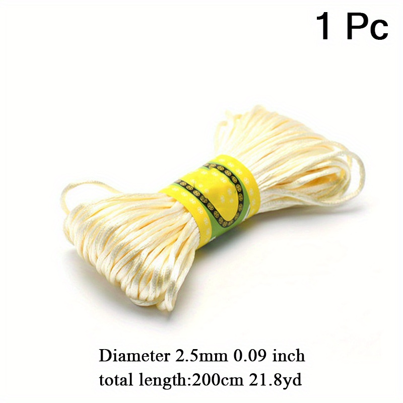 * (22yd) Handmade Braided Rope Chinese Knot Diy - Temu