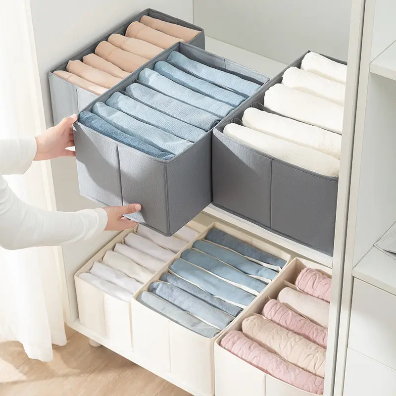1pc 57 衣類引き出し収納ボックス(蓋付き) 下着 ブラジャー 靴下用のパンツ収納引き出し クローゼット ベ Temu Japan