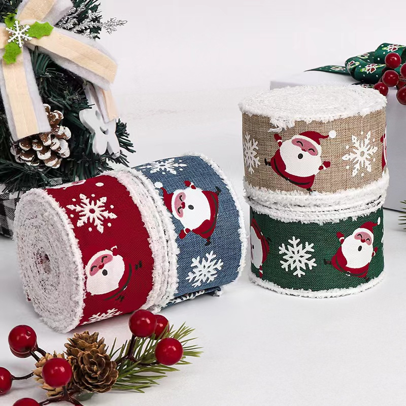 Creative Webbing Christmas Tree Decoration Burlap Webbing - Temu United ...