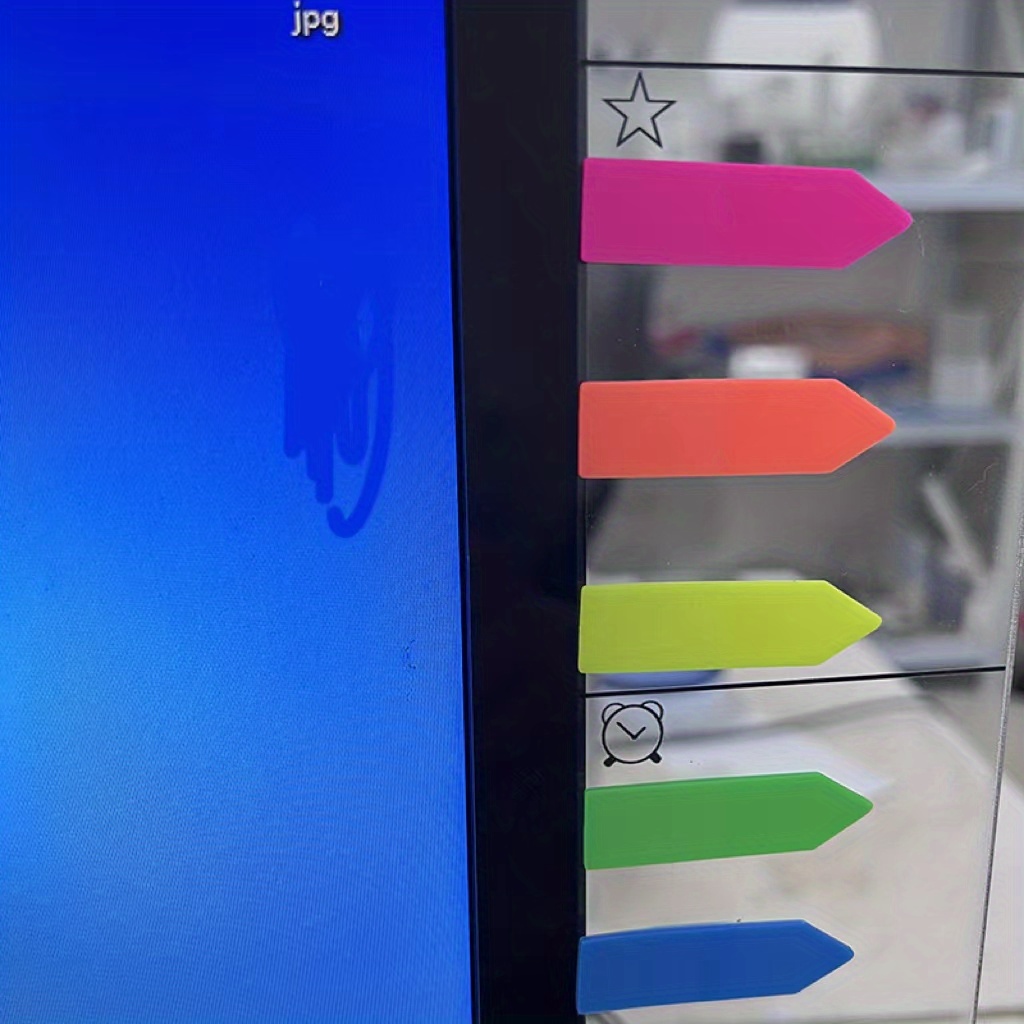 Display Message Board Screen Side Convenience Sticker - Temu