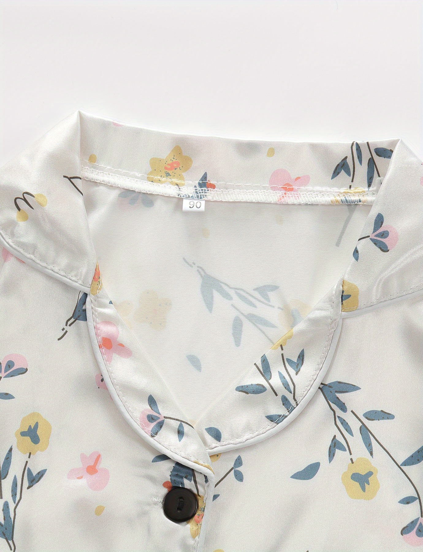 Toddler Kid's Satin Pajamas Short Sleeve Top Shorts Set - Temu Norway