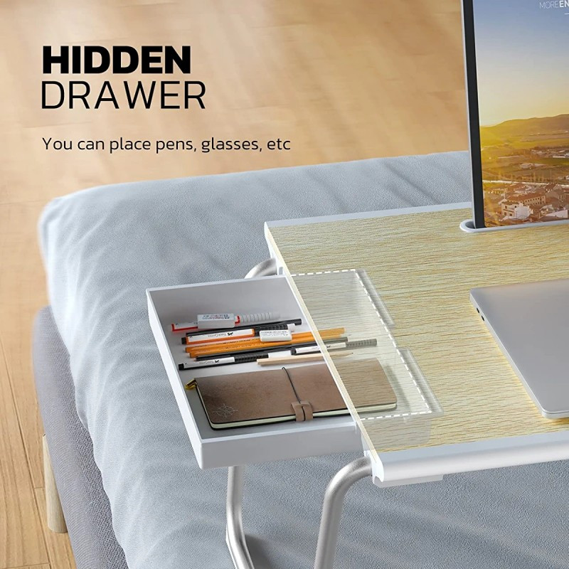 White Maple Portable Multifunctional Foldable Bed Computer - Temu