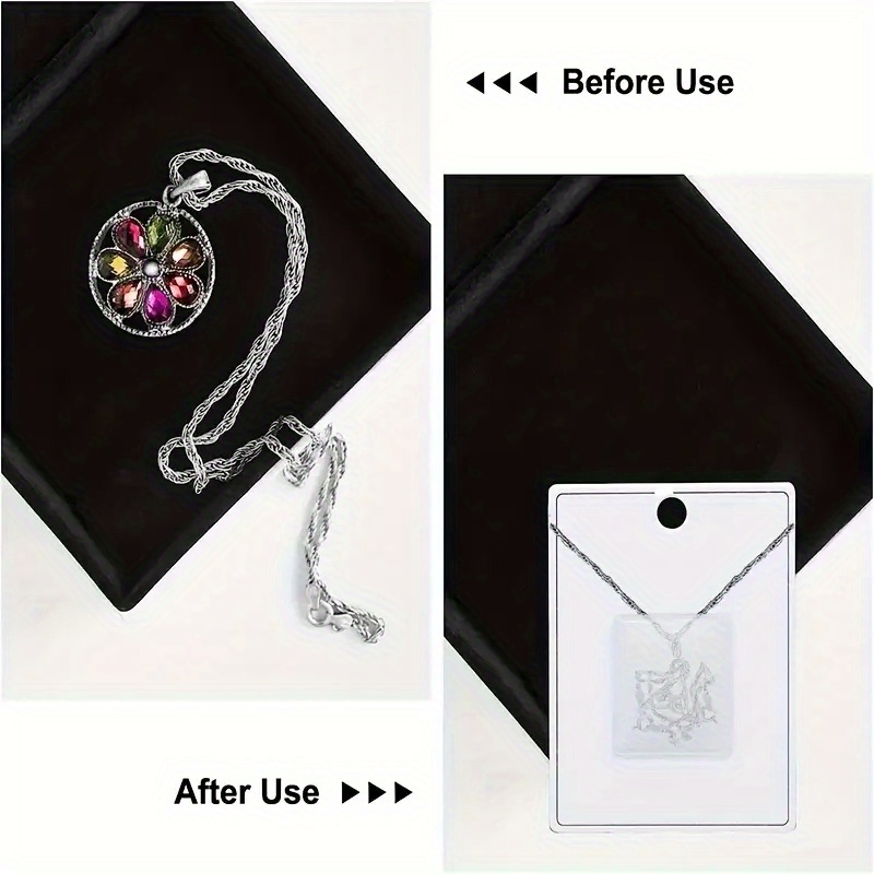 Necklace Chain Pouch Self Adhesive Display Cards Pockets - Temu United ...