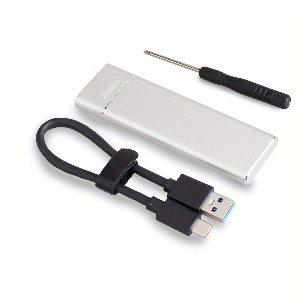 Aluminum M.2 Ssd Enclosure Usb 3.0 External Case 2280 2242 - Temu