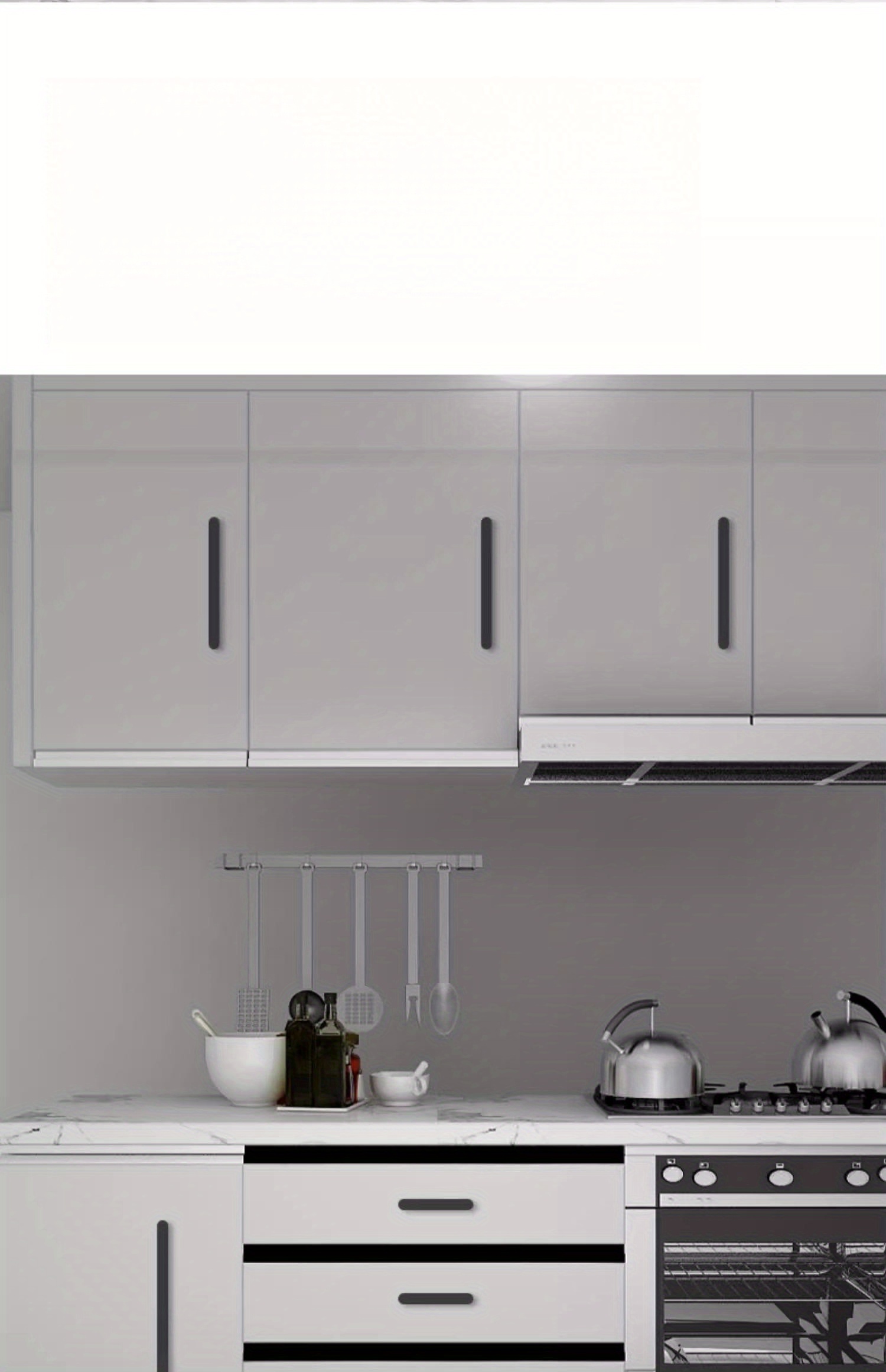 Modern Minimalist Black Aluminum Alloy Wardrobe Door Handle - Temu New ...