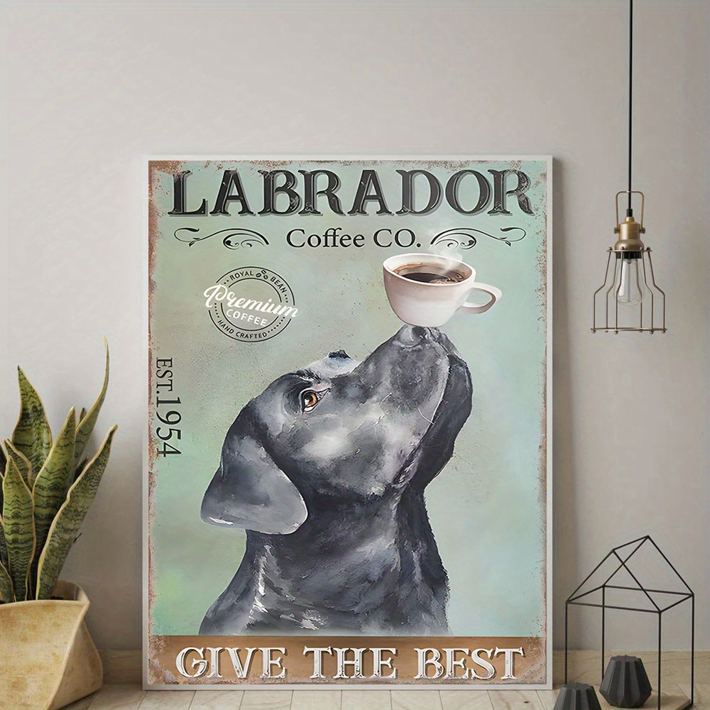 Funny Labrador Poster Print Dog Lovers Accessories Wall Art - Temu New ...
