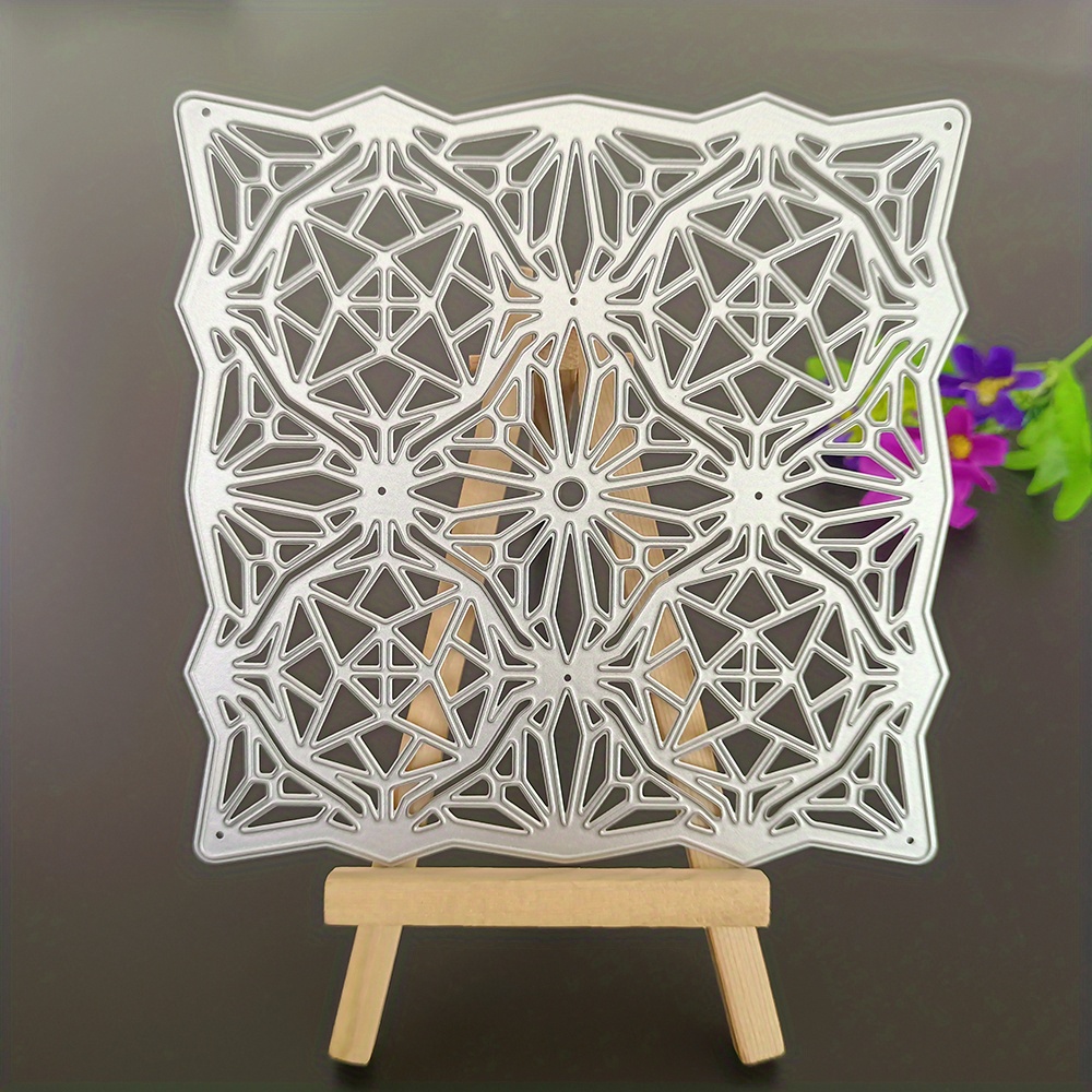 Square Border Rhombus Metal Cutting Die Diy - Temu Australia