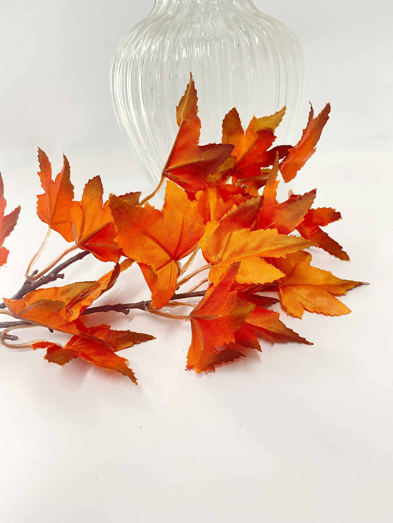 Thanksgiving Decoration Artificial Maple Leaves Branch - Temu Canada