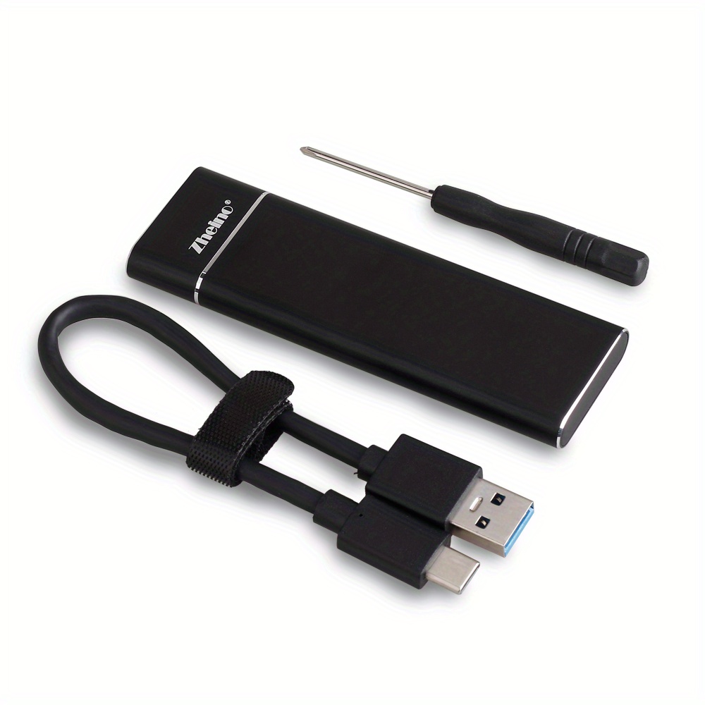 Aluminum M.2 Ssd Enclosure Usb 3.0 External Case 2280 2242 - Temu