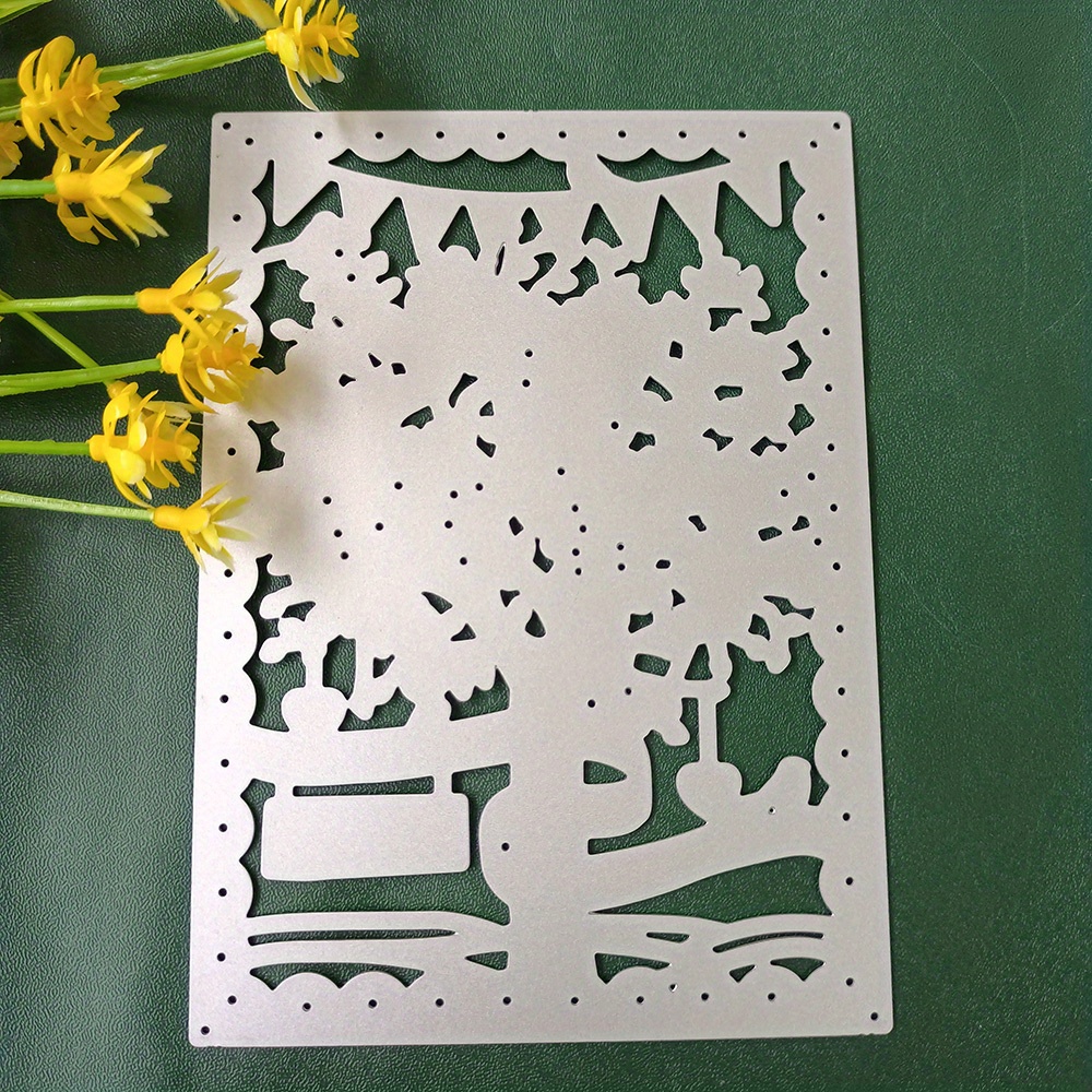 Rectangle Unique Tree Metal Cutting Dies Diy - Temu United Kingdom