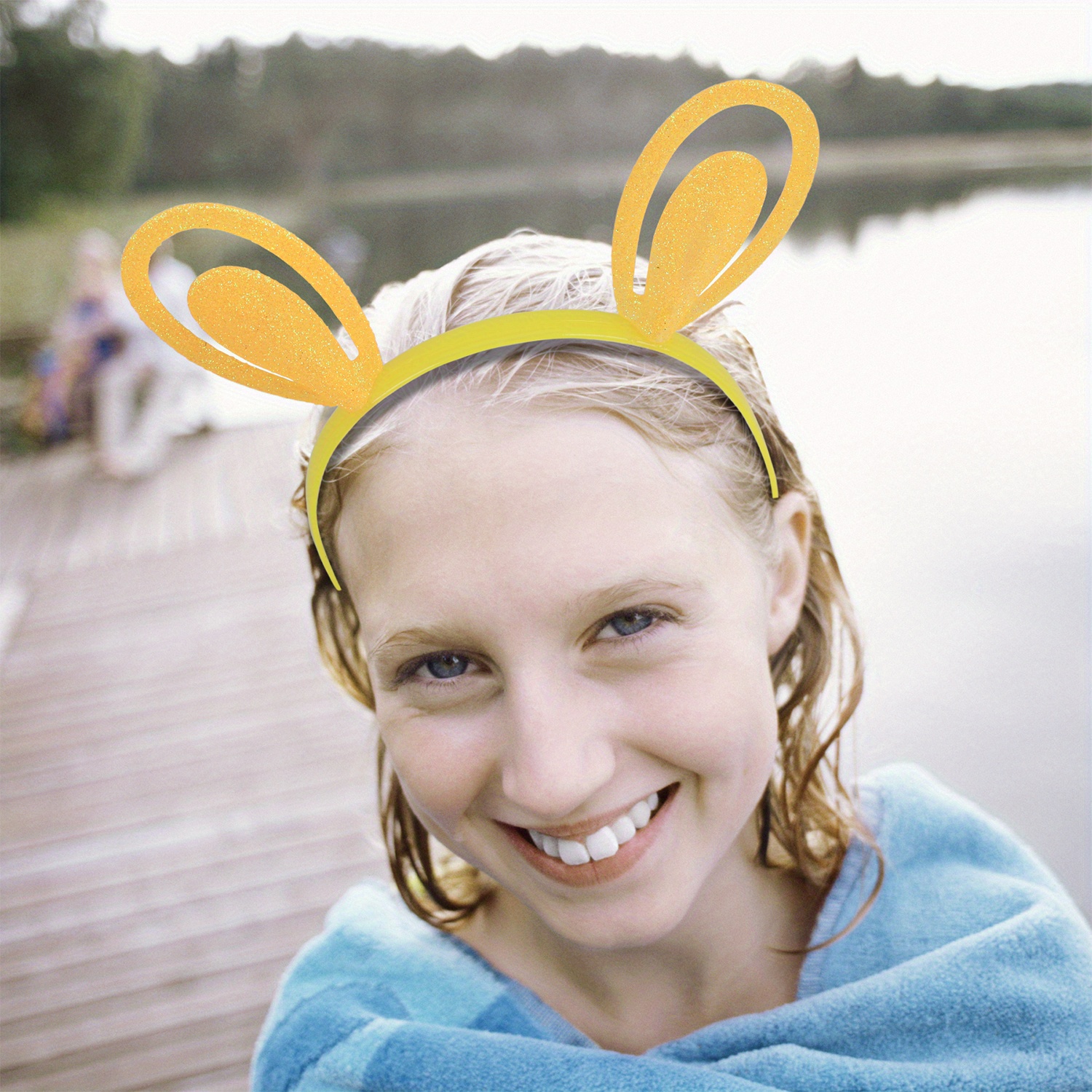 Girl's Glitter Headbands Panda Ears Cute Headbands Girls - Temu Canada