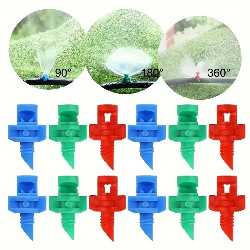 個屈折ノズル農業灌漑水スプリンクラー 90 ° 180 ° 360 ° 角度噴霧器ヘッドミスト噴霧器温室用 Temu Japan