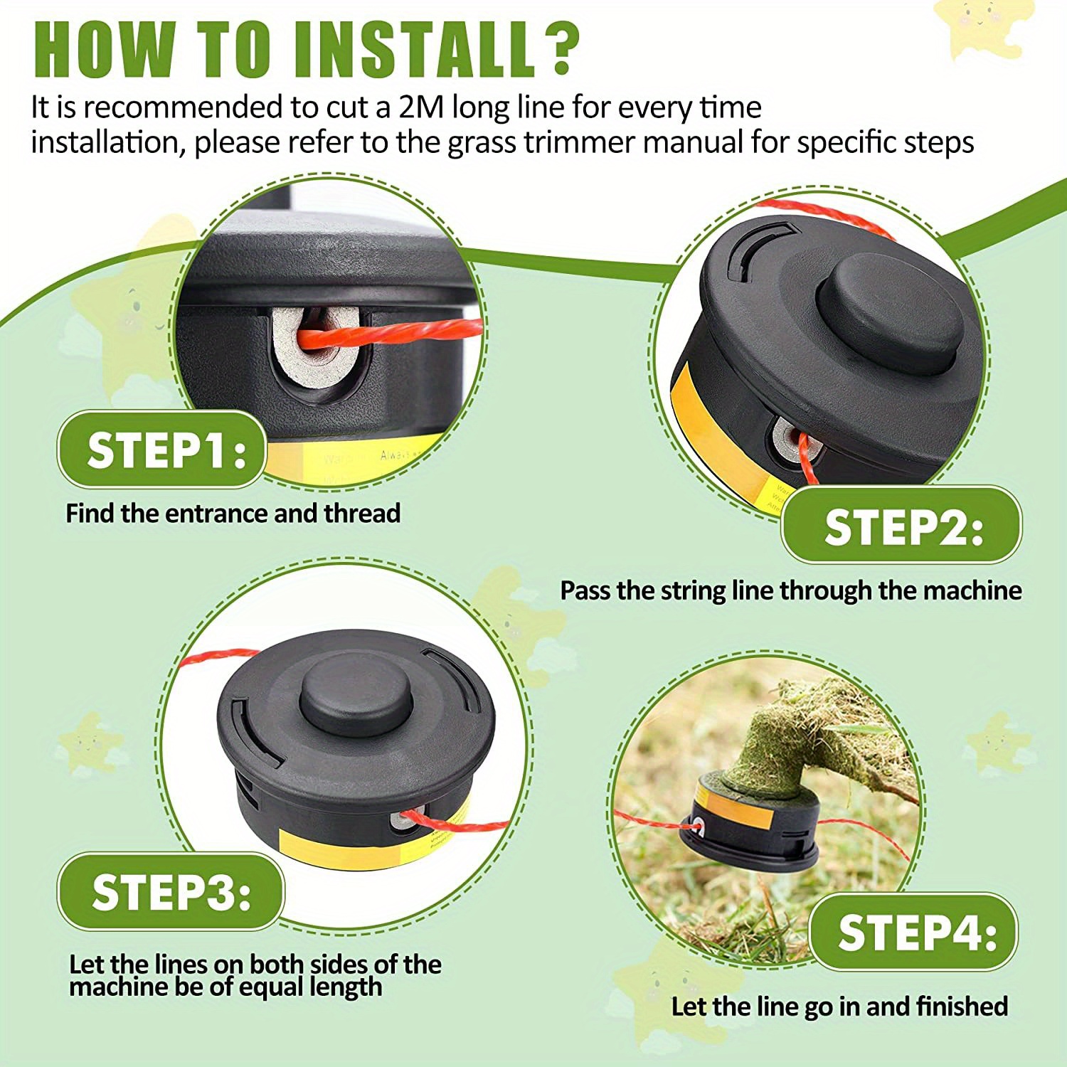 Trimmer Line Mower Nylon Rope Nylon Line - Temu New Zealand