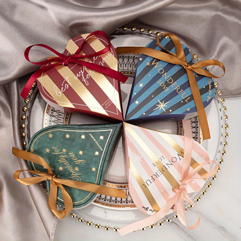 Heart Shape Wedding Party Favors Candy Snacks Packing Box - Temu Ireland