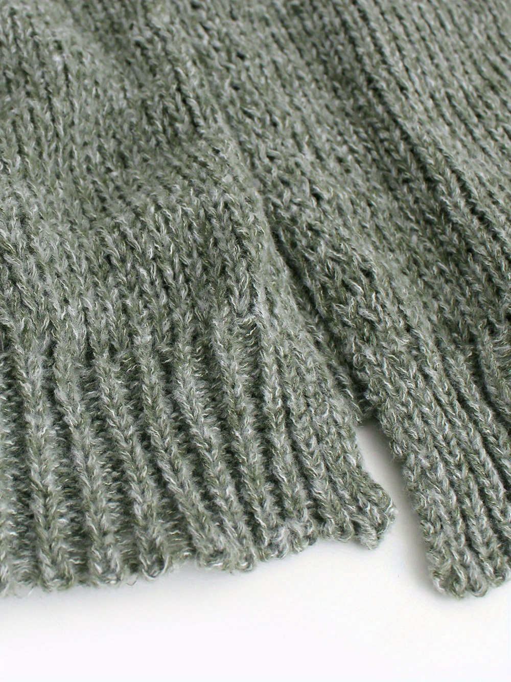 Solid Open Front Chunky Knit Cardigan Casual Long Sleeve - Temu Canada